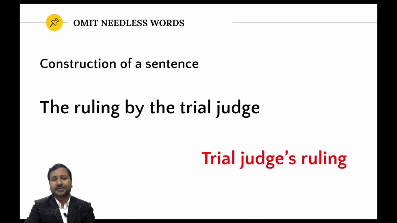Lesson 1: Omit Needless Words [Free Lesson] - YouTube