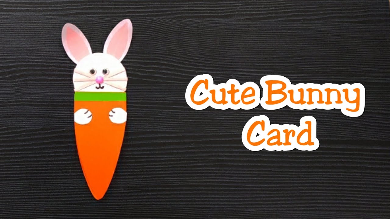 How To Make Easter Bunny Card Easy || Handmade Easter Bunny Card || DIY ...