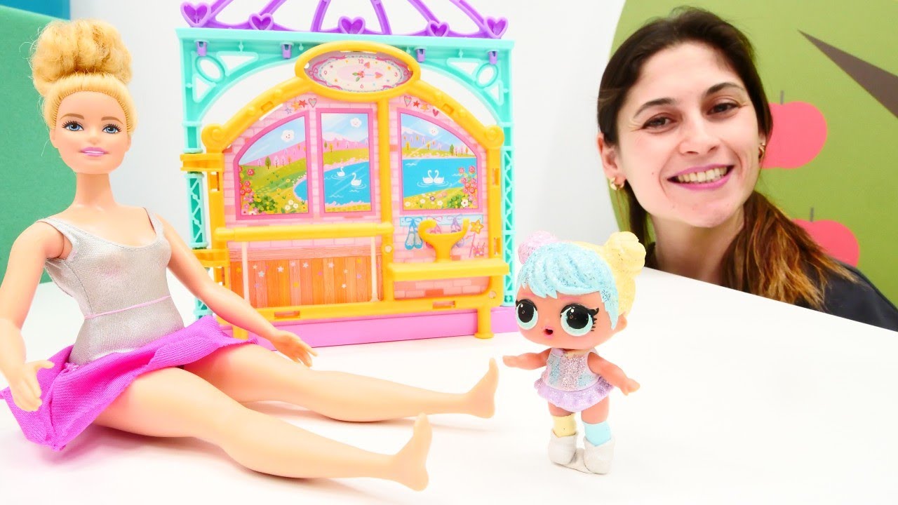 LOL Lil Bon Bon bale okuluna gidiyor! Ayşe ile kızlar için eğitici ...