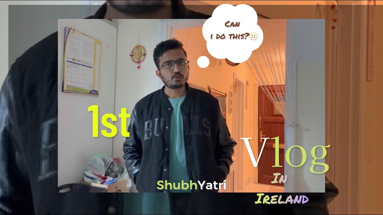 1st Vlog in Ireland | Myself and Irish house tour | Can I do this? # ...