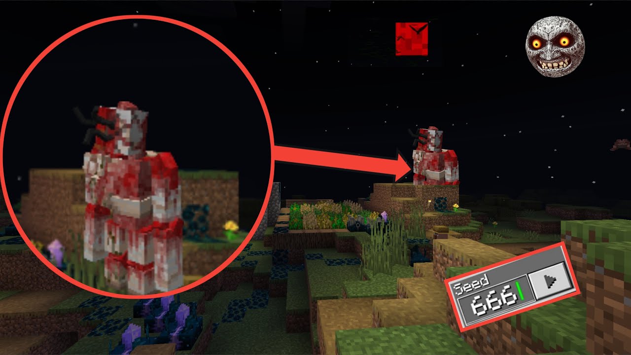 Solving Minecraft’s Most Scary Seeds 666😨MINECRAFT HORROR | - YouTube