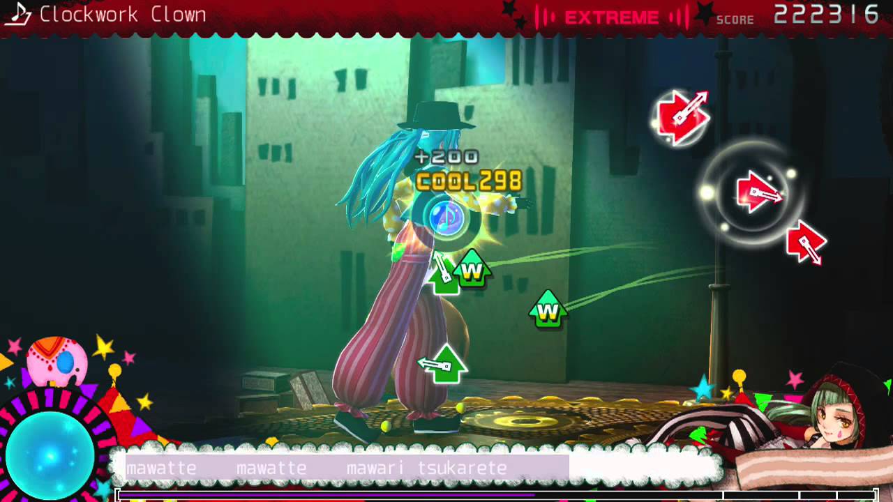 Hatsune Miku Project Diva F2nd - Clockwork Clown by 40mp Perfect FC ...