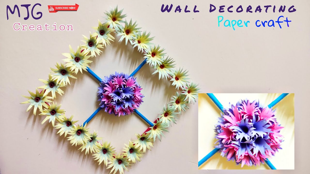 DIY paper craft | different craft ideas | home decor | wall decorating ...