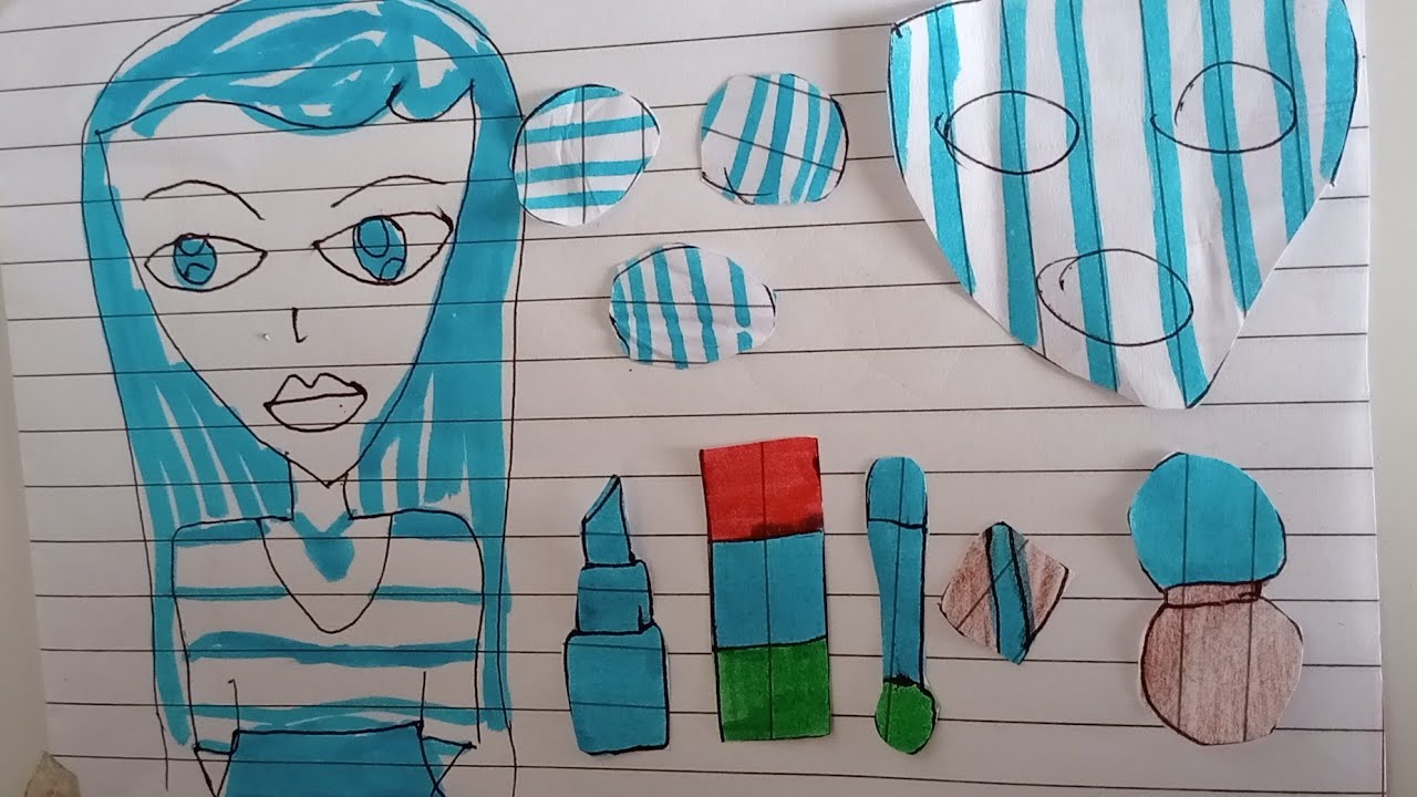 😍 Paper Doll Skin Care 😱| With Tutorial | How to make Paper Doll | # ...