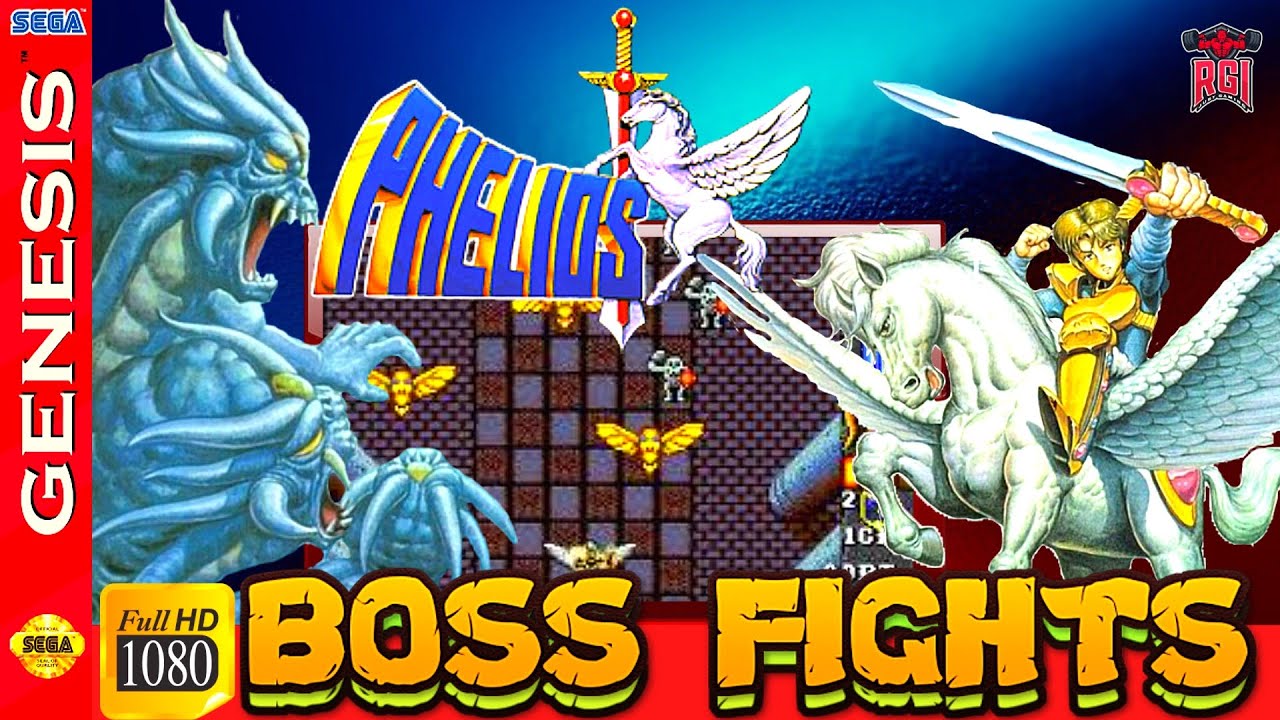 Phelios (Sega Genesis) BOSS FIGHTS in 1080p / 60fps #RETRO GAMING ...