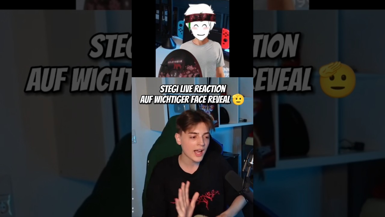 Stegi LIVE Reaction auf Wichtiger sein FACE REVEAL 🫡😱 #stegi #wichtiger ...