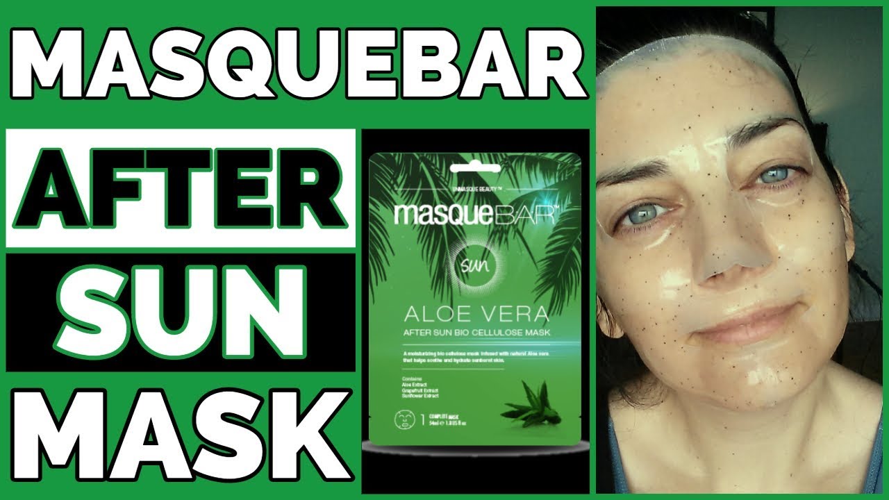 Aloe Vera After Sun Sheet Mask | Masque Bar - YouTube