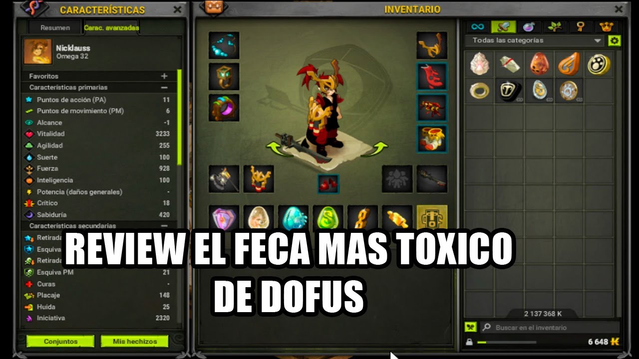 REVIEW EL FECA MAS COCHINO DE TODO DOFUS || DOFUS 2.66 - YouTube