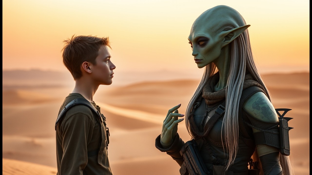 The Only Human Soldier Brave Enough to Connect with a 9-Foot Alien ...