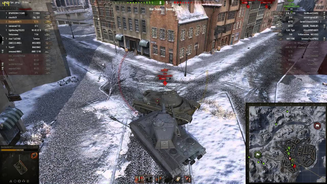 E 75 vs IS8 and Waffle E100 - YouTube