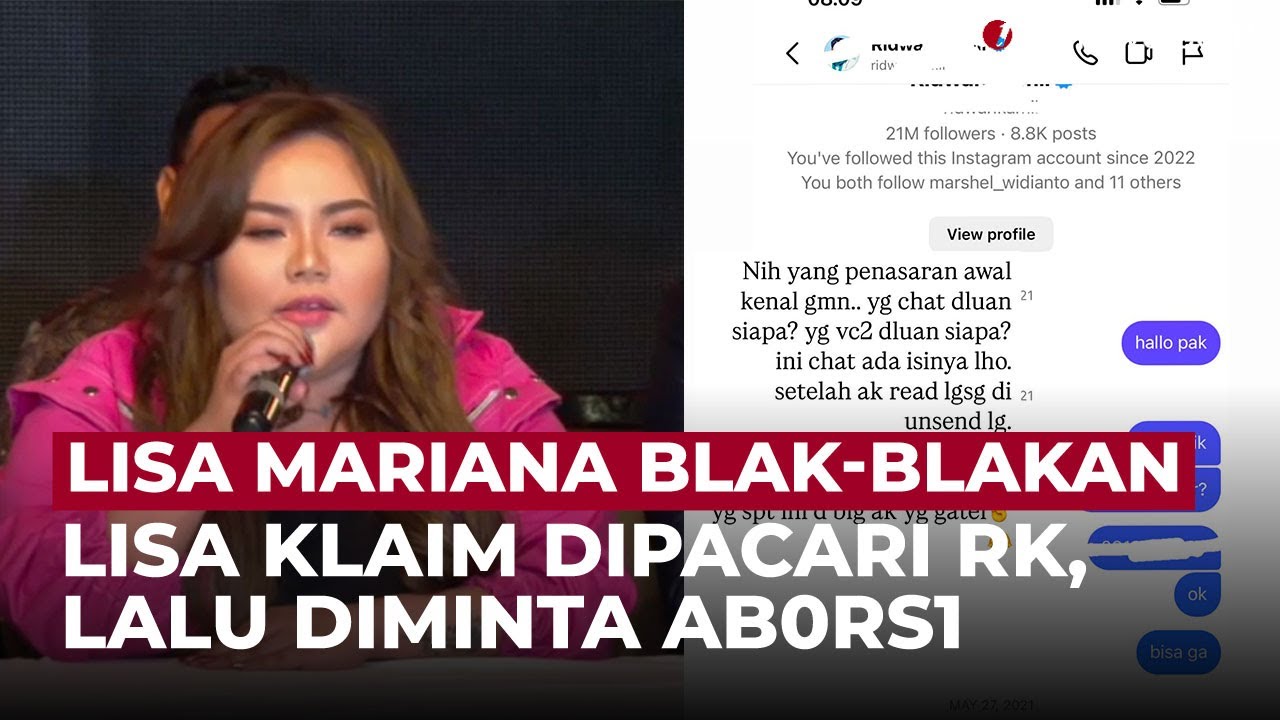 Skandal Perselingkuhan RK, Lisa: RK Tak Pakai Pengaman, Saya Hamil di ...