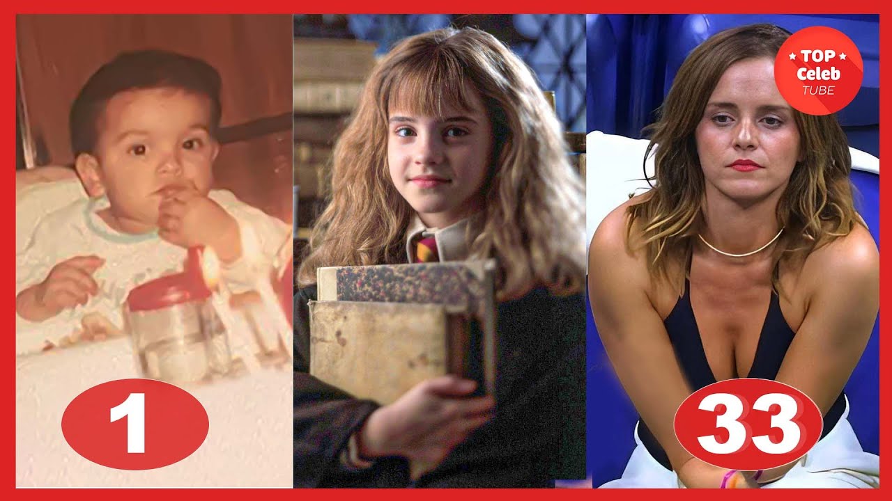 Emma Watson ⭐ Transformation From 1 To 33 Years Old - YouTube