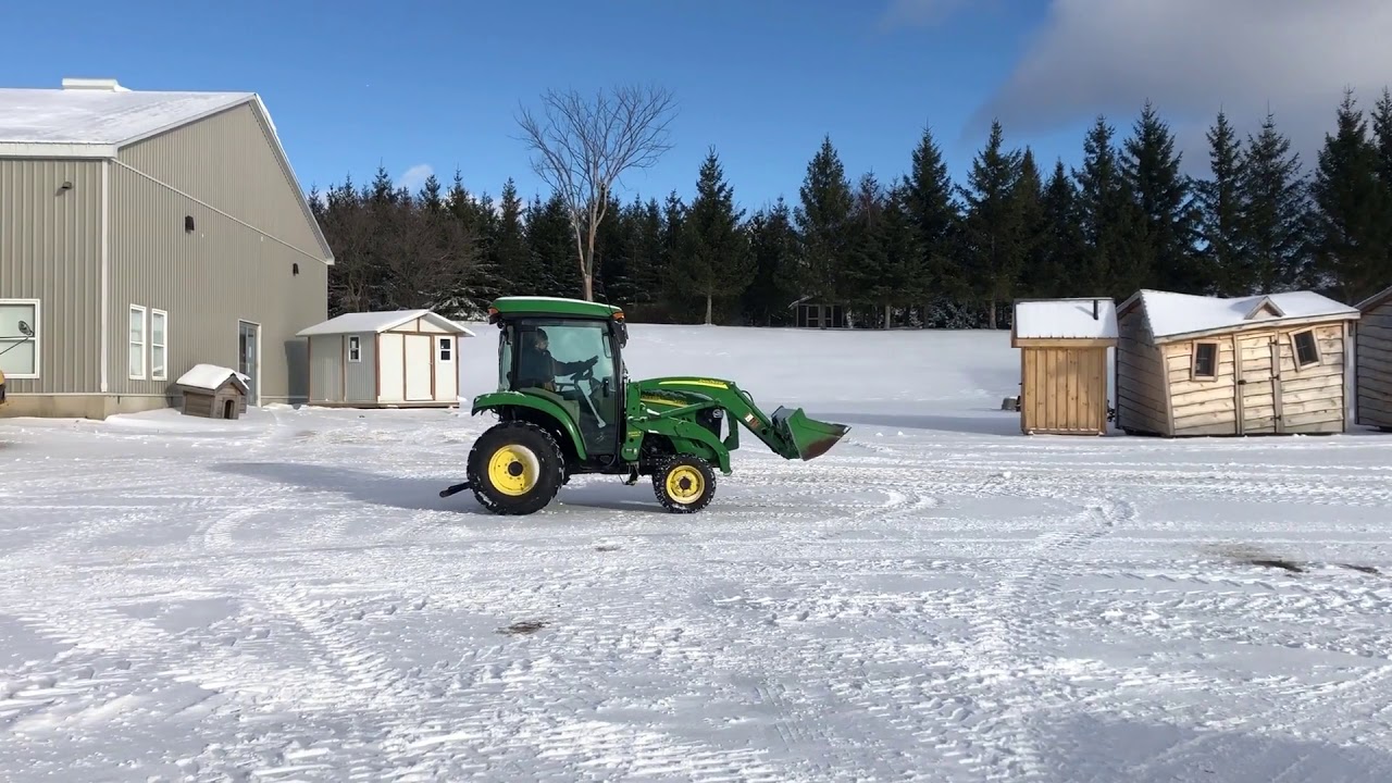 2011 John Deere 44HP 4X4 Loader Tractor - YouTube