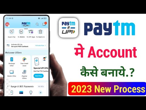 paytm account kaise banaye!! how to create account in paytm!! - YouTube