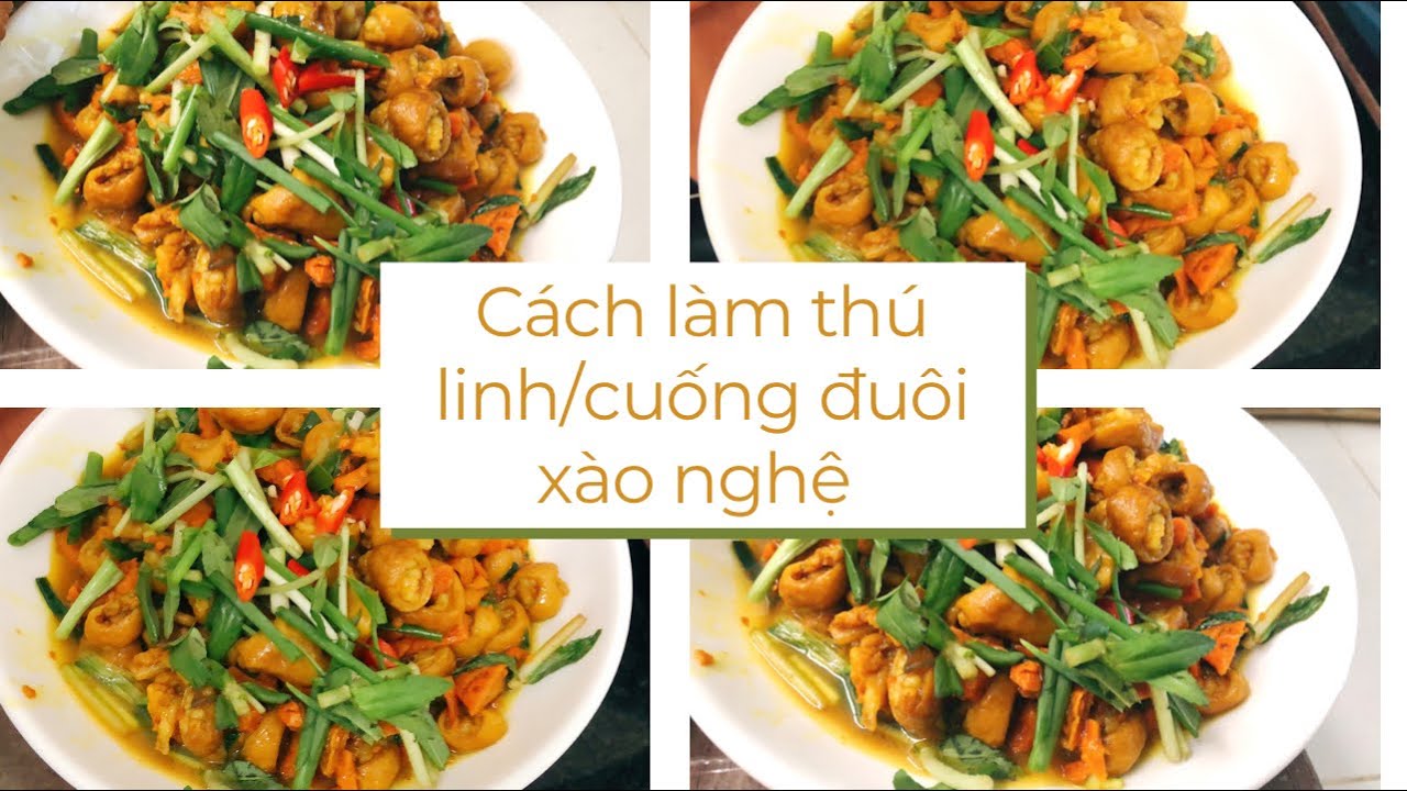 Cách làm thú linh xào nghệ/ cuống đuôi xào nghệ chuẩn vị miền Trung ...
