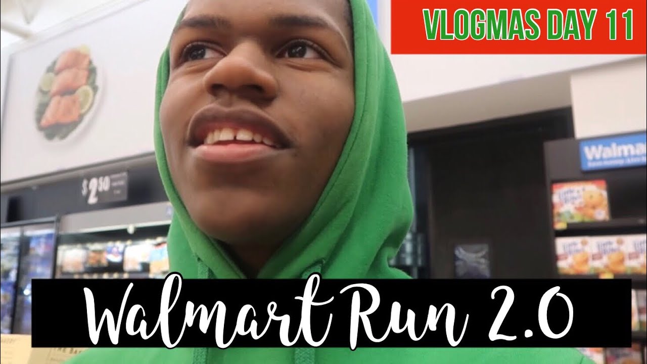 WALMART RUN 2.0 | VLOGMAS DAY 11 - YouTube