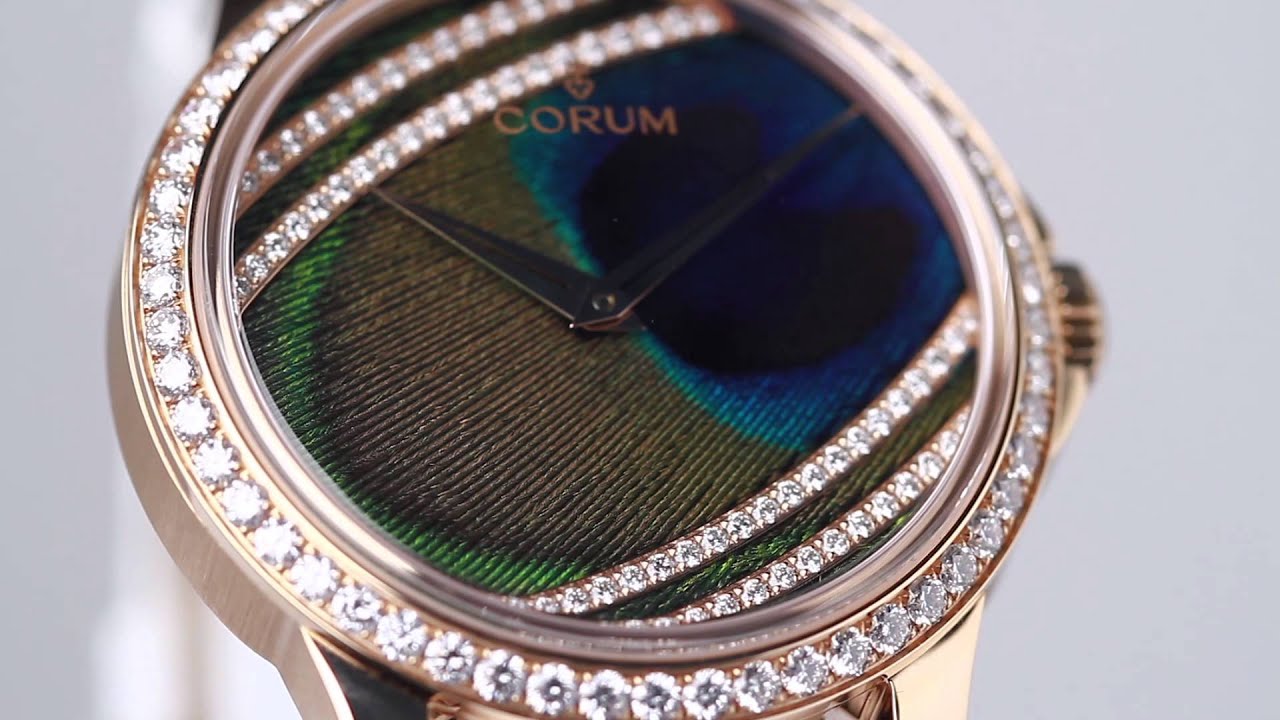 CORUM Heritage Artisans Feather Watch - YouTube