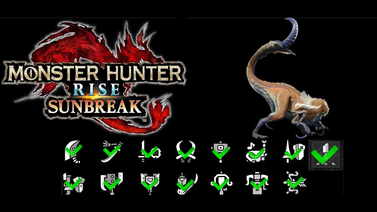 Monster Hunter Rise #1 - Low Rank Great Izuchi (All Weapons + Items ...