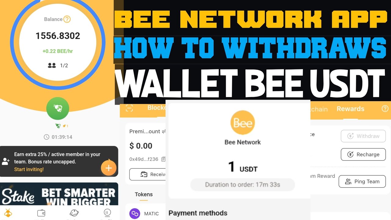 Bee Network App Mining How To Withdraw New Update I Bee Wallet Usds ...