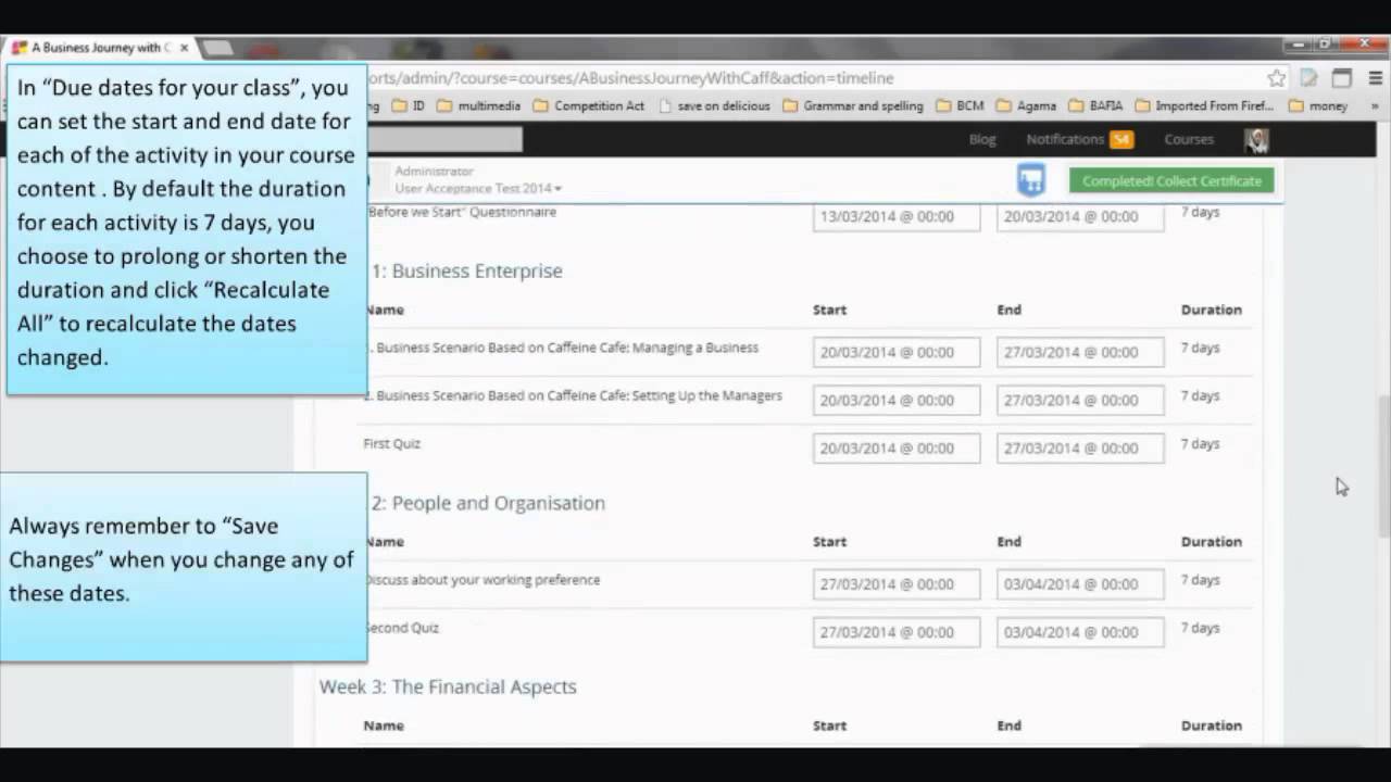 How-to Guide Topic 2 Part 2 Teacher Access Timeline - YouTube