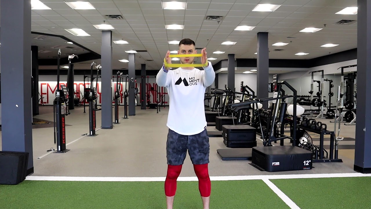 Mini-band Front Raise - YouTube