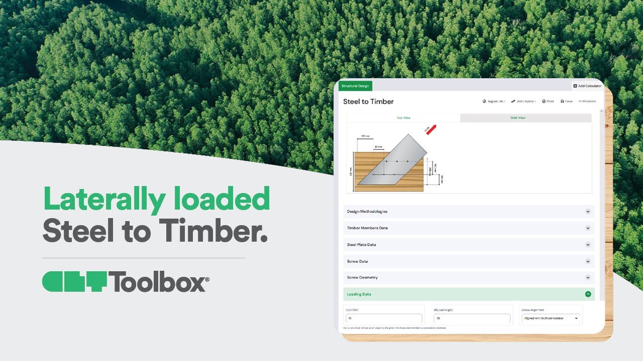 Screw Design: Laterally loaded Timber to timber - YouTube