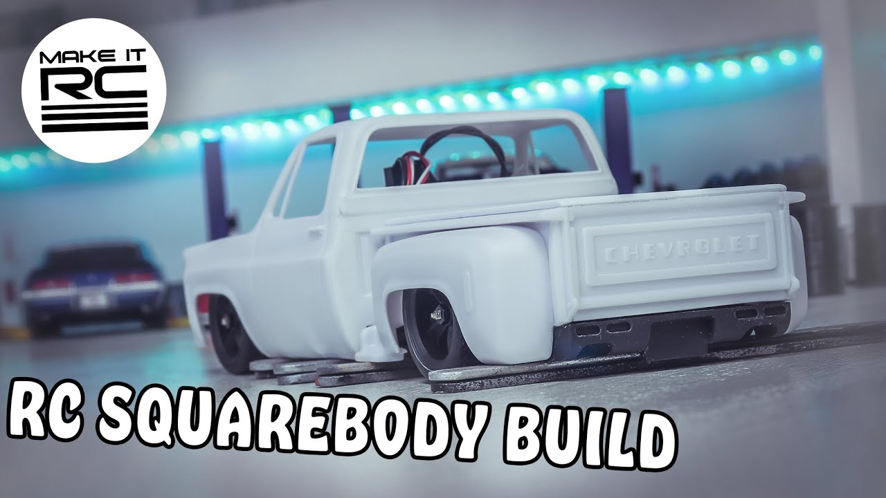 Custom RC Chevy Square Body Stepside Build Part 2: Body Work, Custom ...