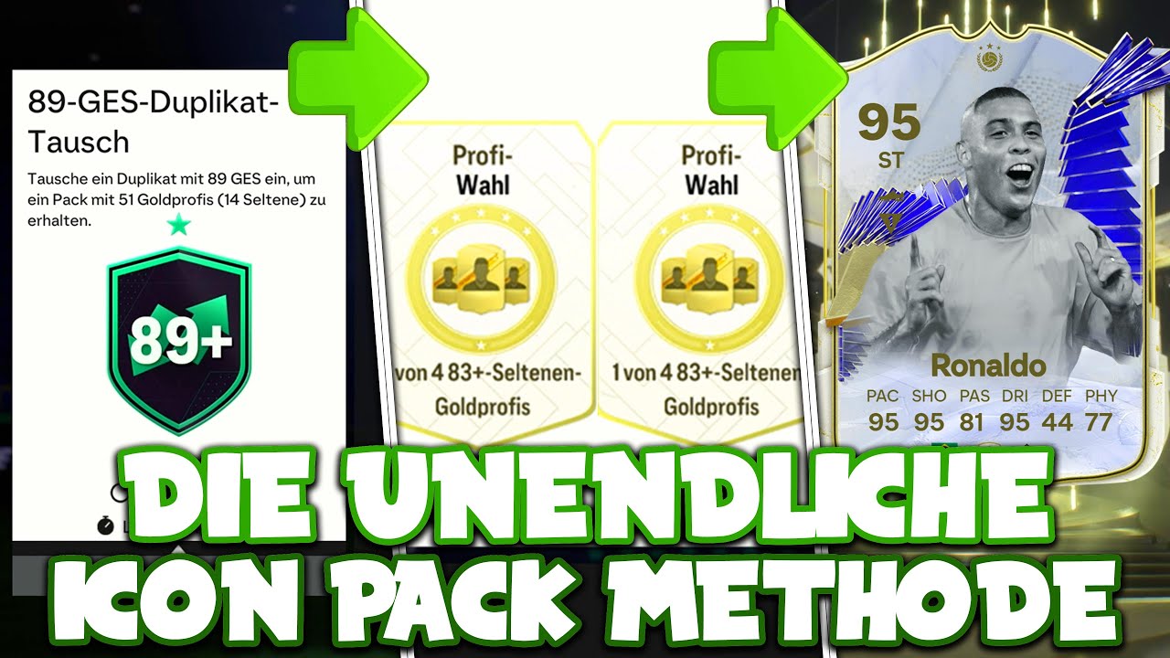 DIE UNENDLICHE ICON PACK METHODE! SO FUNKTIONIERT ES in EA FC 24 - YouTube