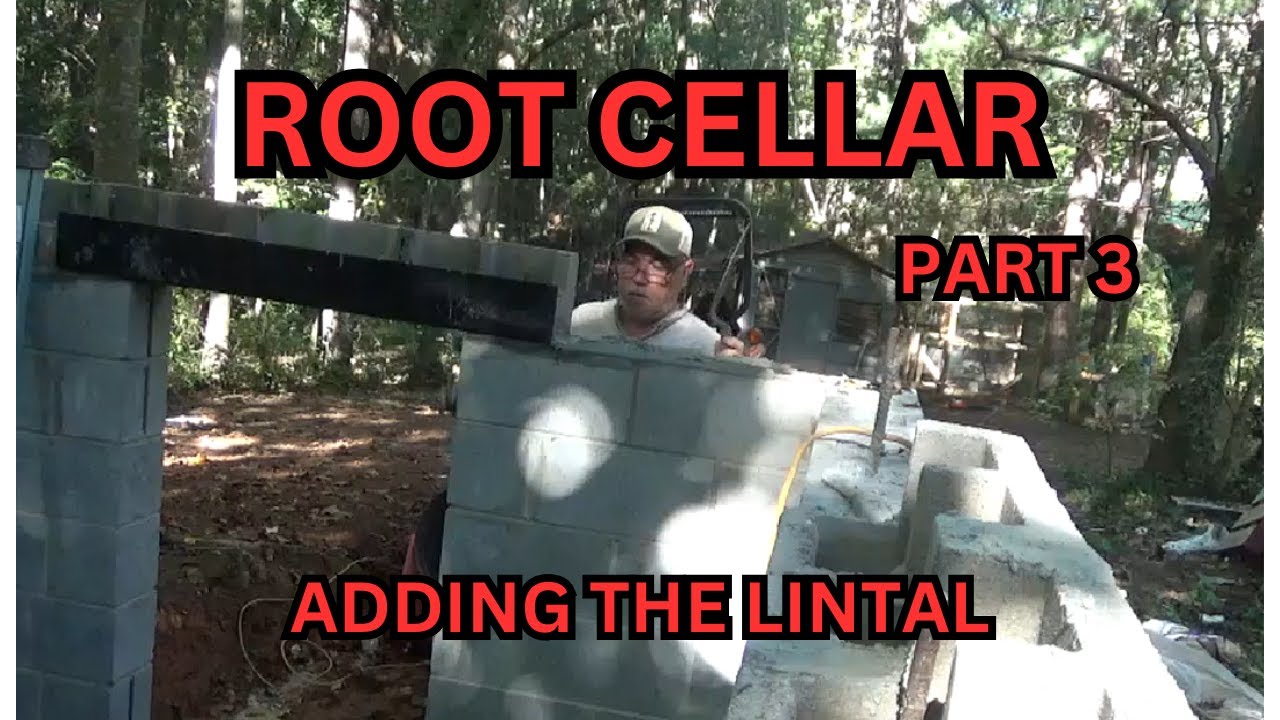 Adding The Lintel And Finishing The Block Work Part 3 - YouTube