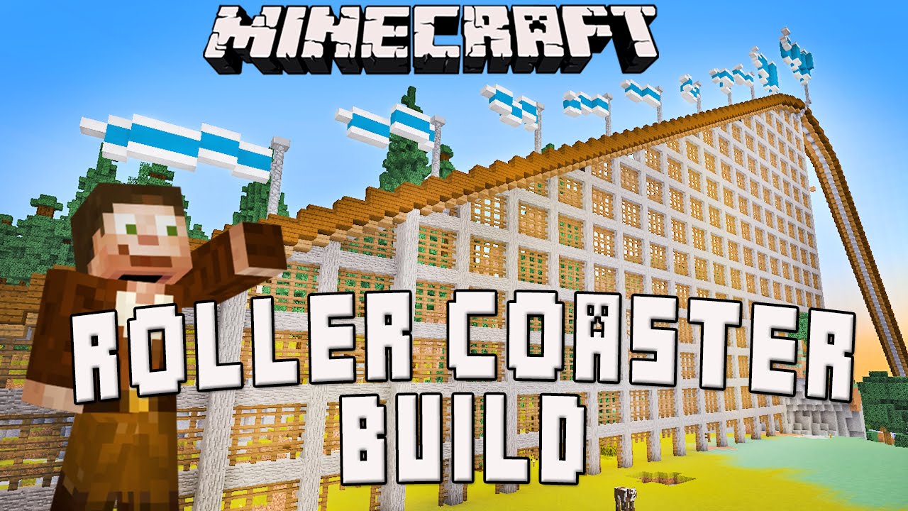 Minecraft: Roller Coaster Timelapse Survival Build (Scarland Coaster Build Ep.23) - YouTube