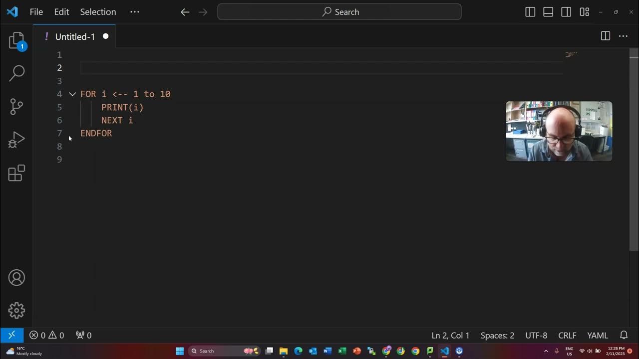 For Loop in pseudocode - YouTube