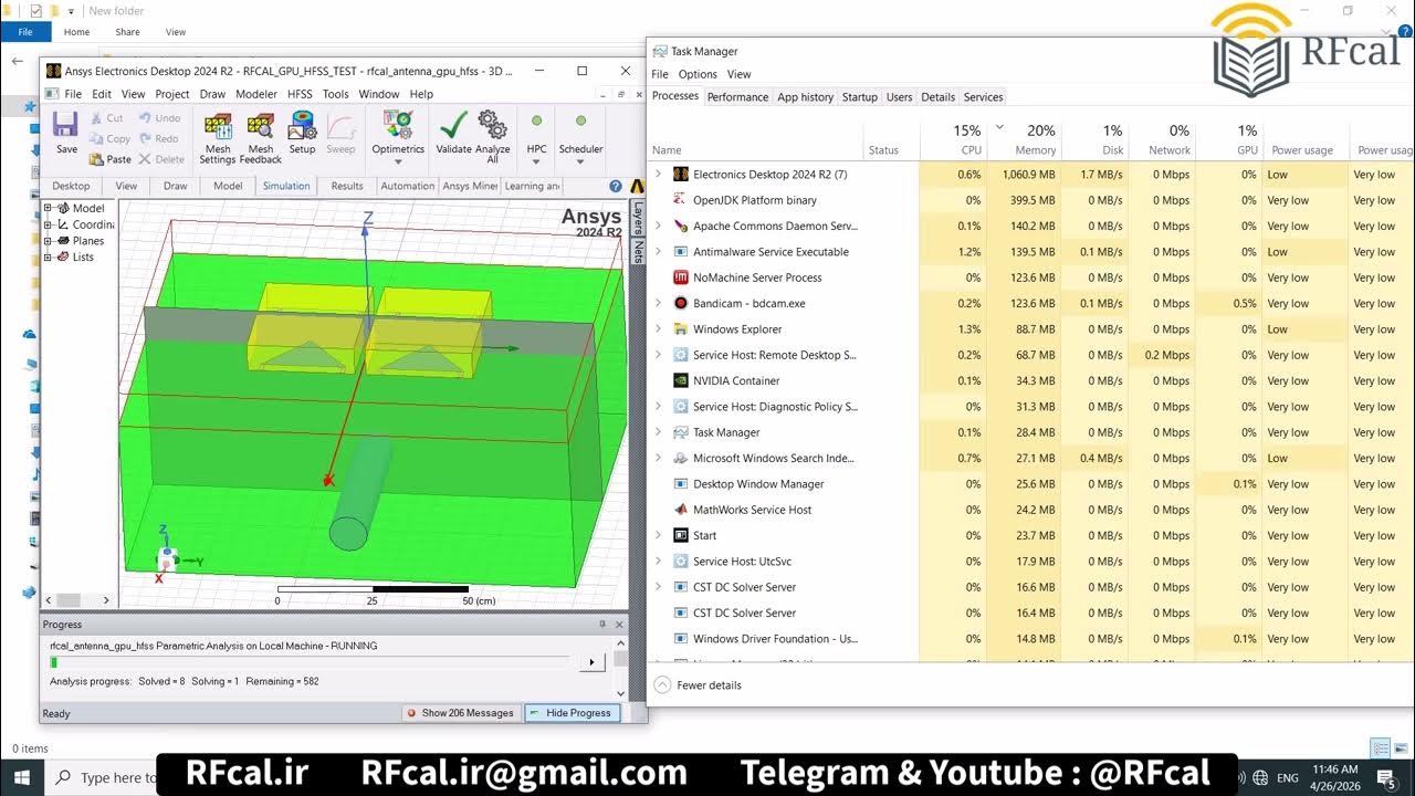 Use GPU in ANSYS Electronics Suite 2024 R2 simulation acceleration | HFSS Tutorial - YouTube