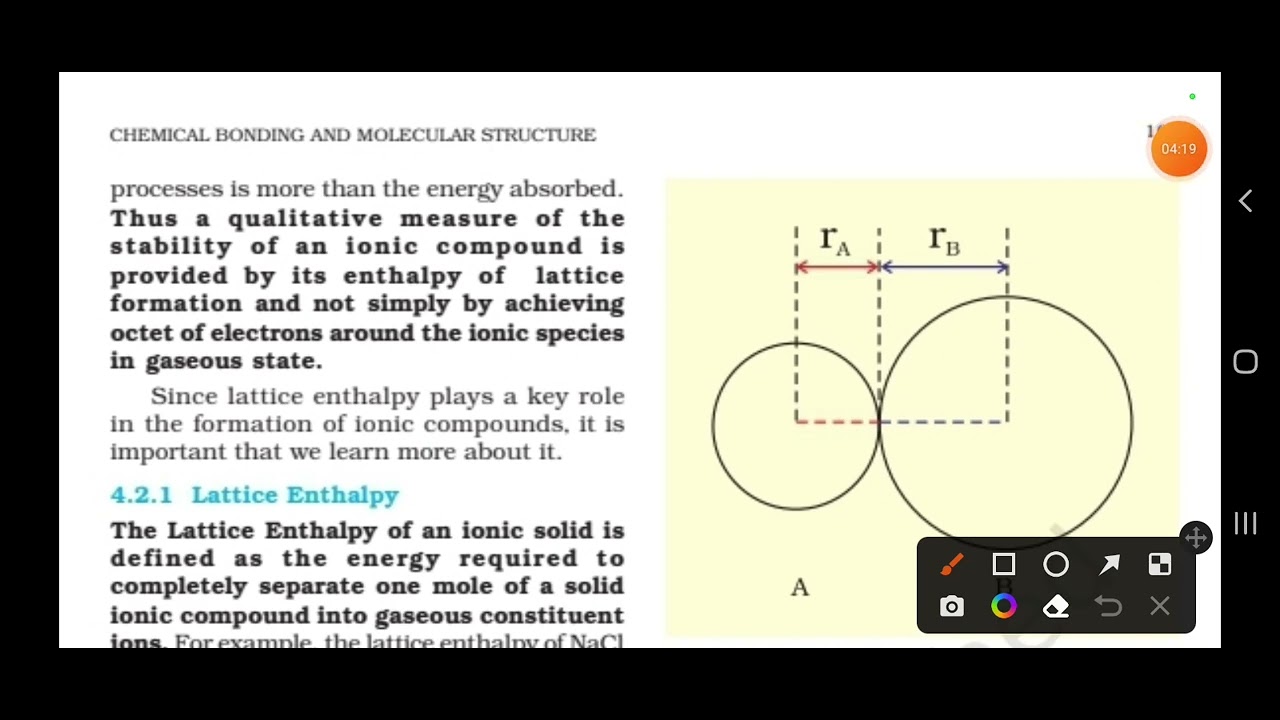 Chemical bonding & Molecular structure| part 12|ncert explanation ...