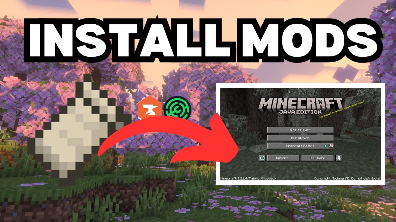 How to Download & Install Minecraft Mods | Fabric 1.21.5 (Java) - YouTube