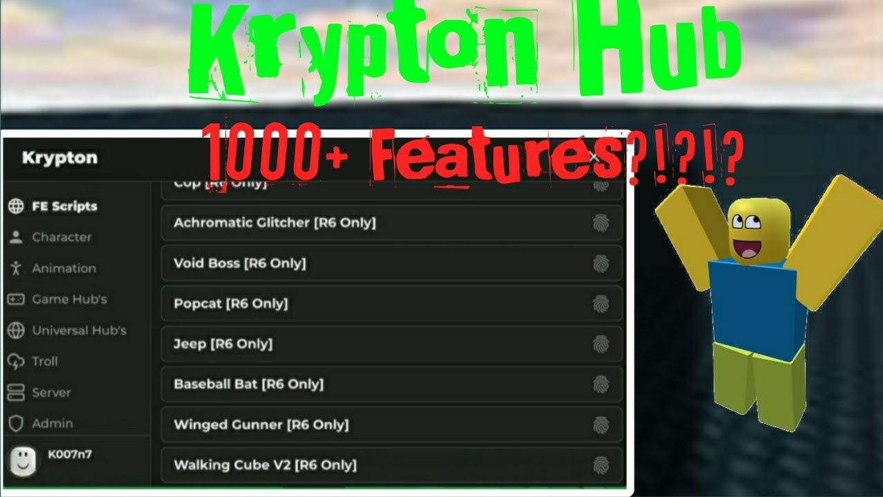 krypton hub | OP | Pastebin | 1000+ Scripts | - YouTube
