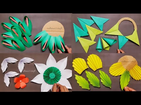 4+Beautiful Wall Hanging Using Paper / Easy Wall Hanging / DIY Paper ...