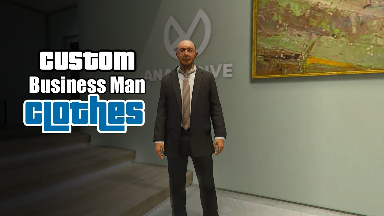 Add Business Man Clothes for Your FiveM Custom Ped! - YouTube