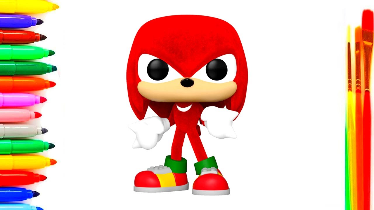 How to draw funko pop Sonic characters / drawing for kids - YouTube