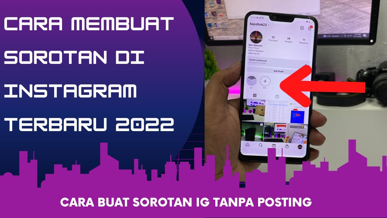 🔴 CARA MEMBUAT SOROTAN DI INSTAGRAM TERBARU 2022 - YouTube