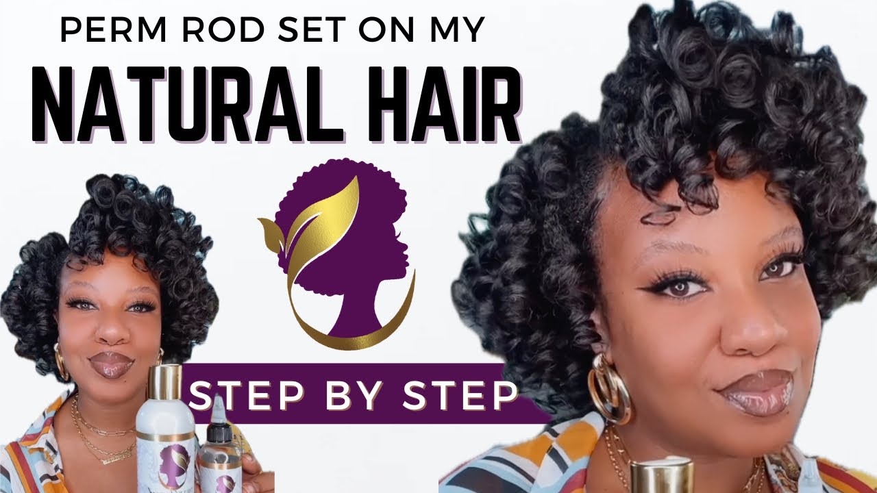 How To Use Perm Rods For Beautiful Curls - YouTube