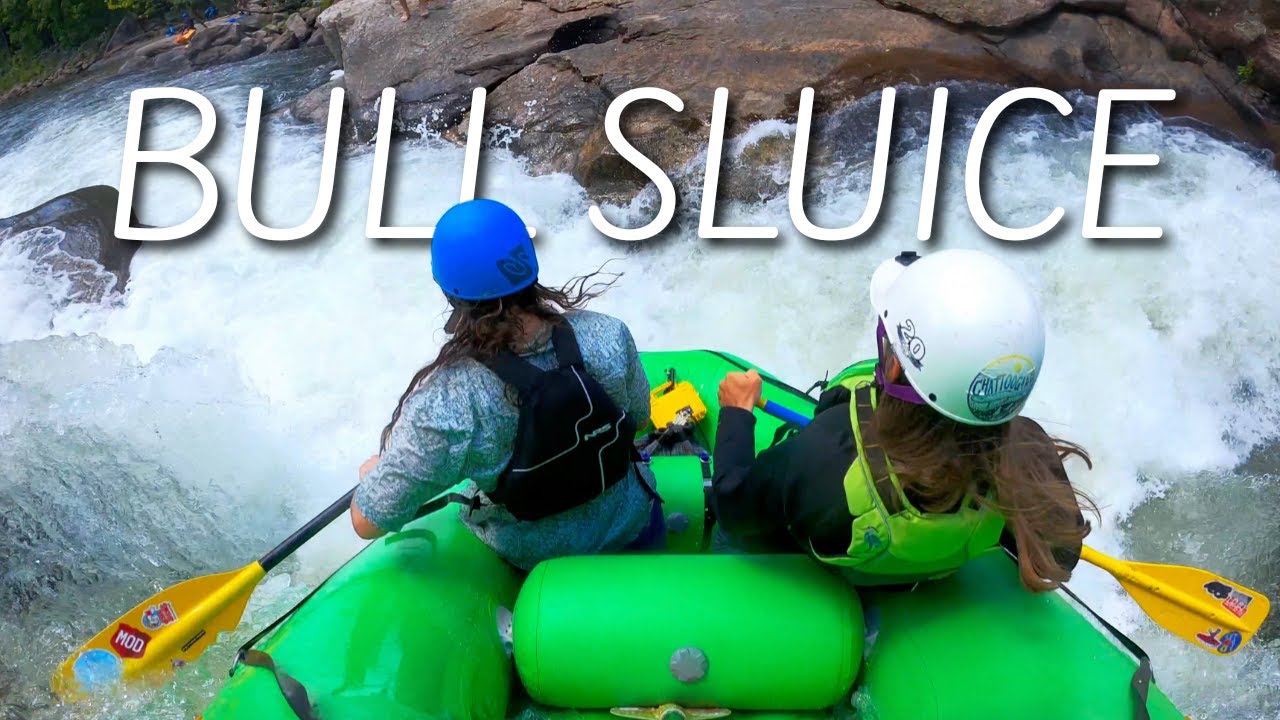 Bull Sluice at 1.5 feet | Class IV - Chattooga River - YouTube