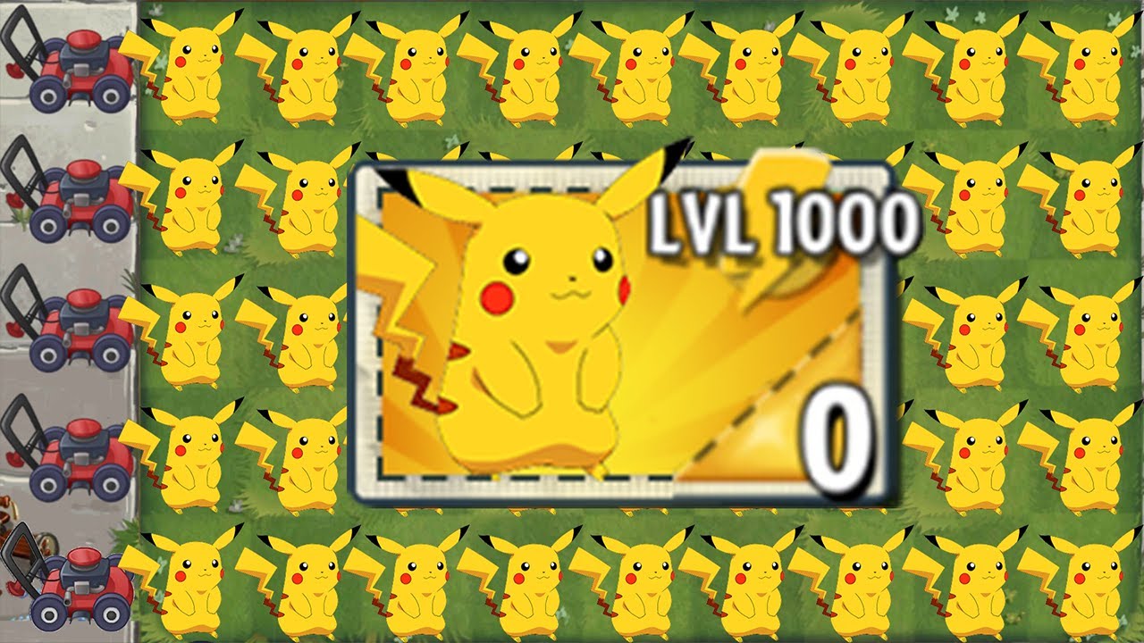 Plants vs Zombies Mod Pokemon! - Pikachu Plant vs Pvz Mod Pokemon Dr ...