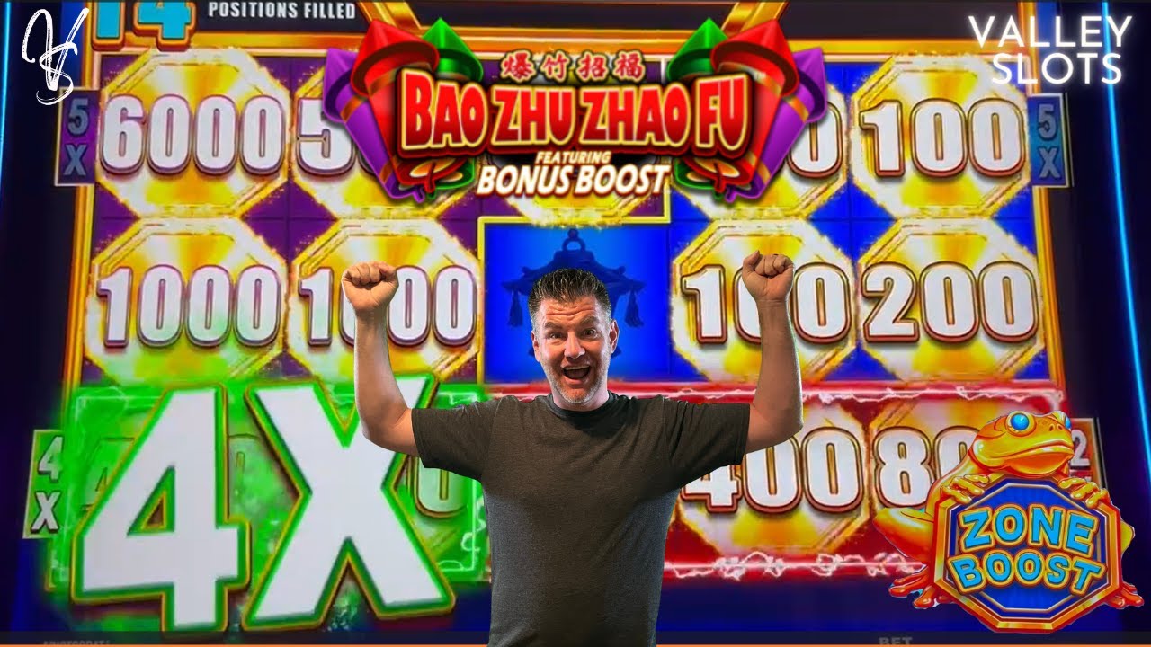 Finally Got the New Zone Boost Bonus on Bao Zhu Zho Fu Slot - YouTube