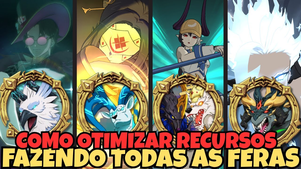 COMO OTIMIZAR OS RECURSOS E FAZER TODAS AS FERAS | SEASON SKULD | The ...
