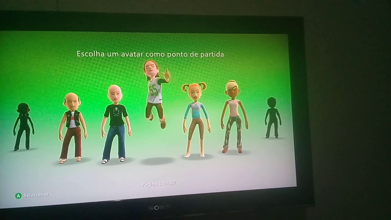 Como criar um perfil no Xbox 360 pt 1 - YouTube