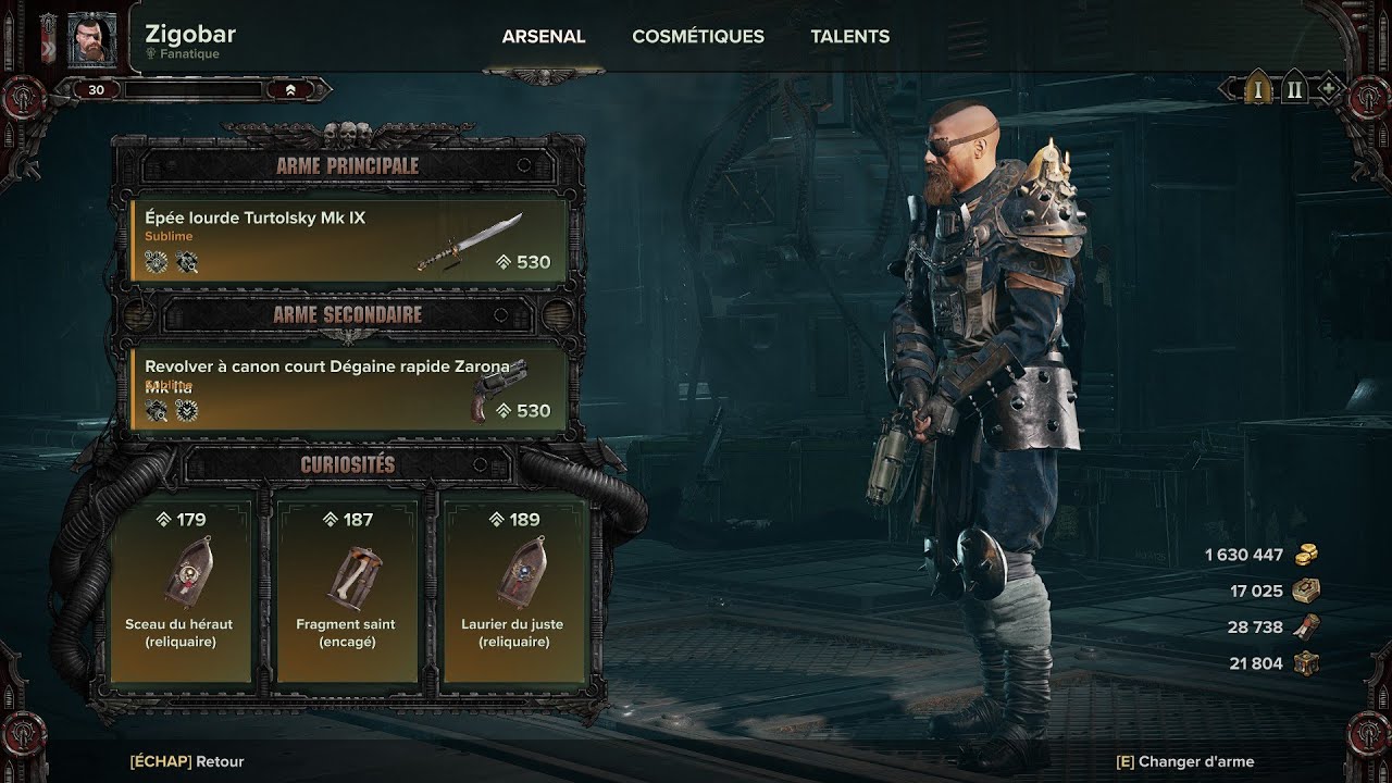 Zealot Damnation (Hi-Intensity) Mk IX Heavy Sword/Mk IIa Quickdraw Stub ...