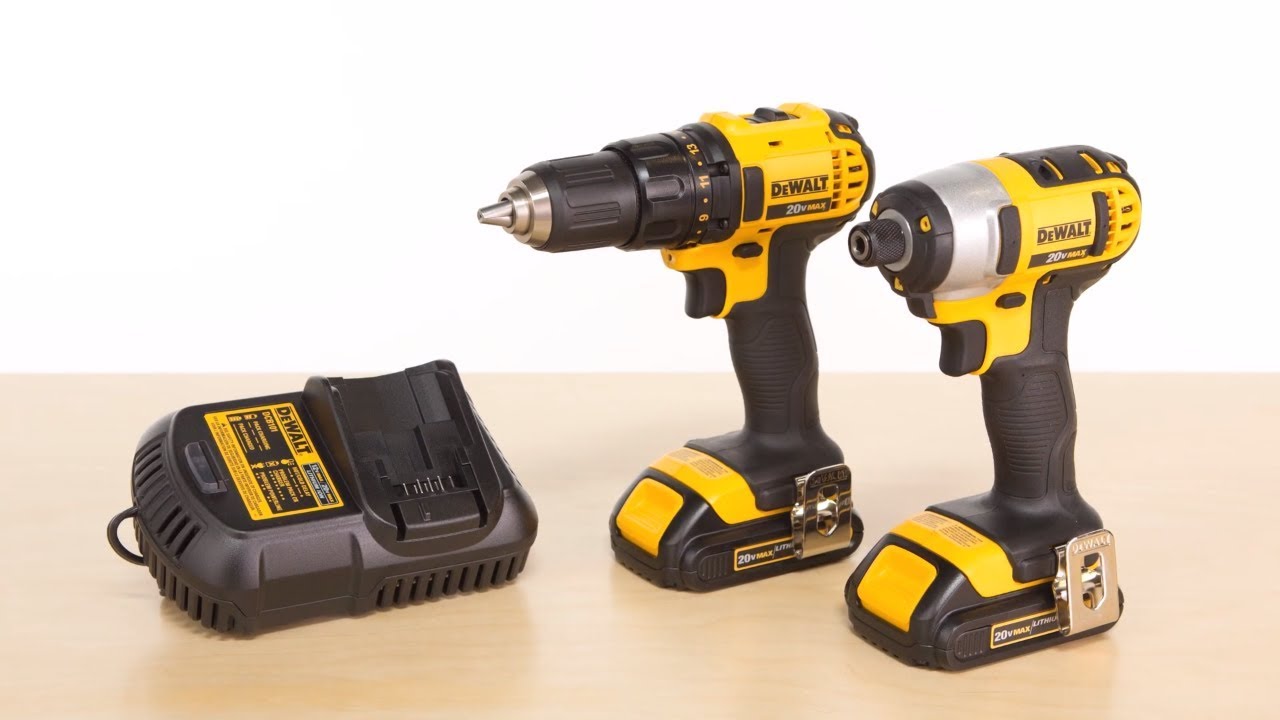 DEWALT 2-Tool 20-Volt Max Power Tool Combo Kit with Soft Case - YouTube