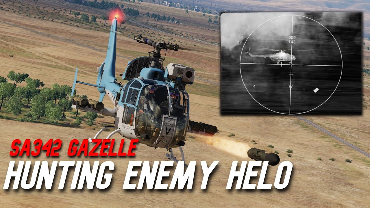 DCS | Hunting Enemy Helo | SA342 Gazelle | Enigma Cold War - YouTube