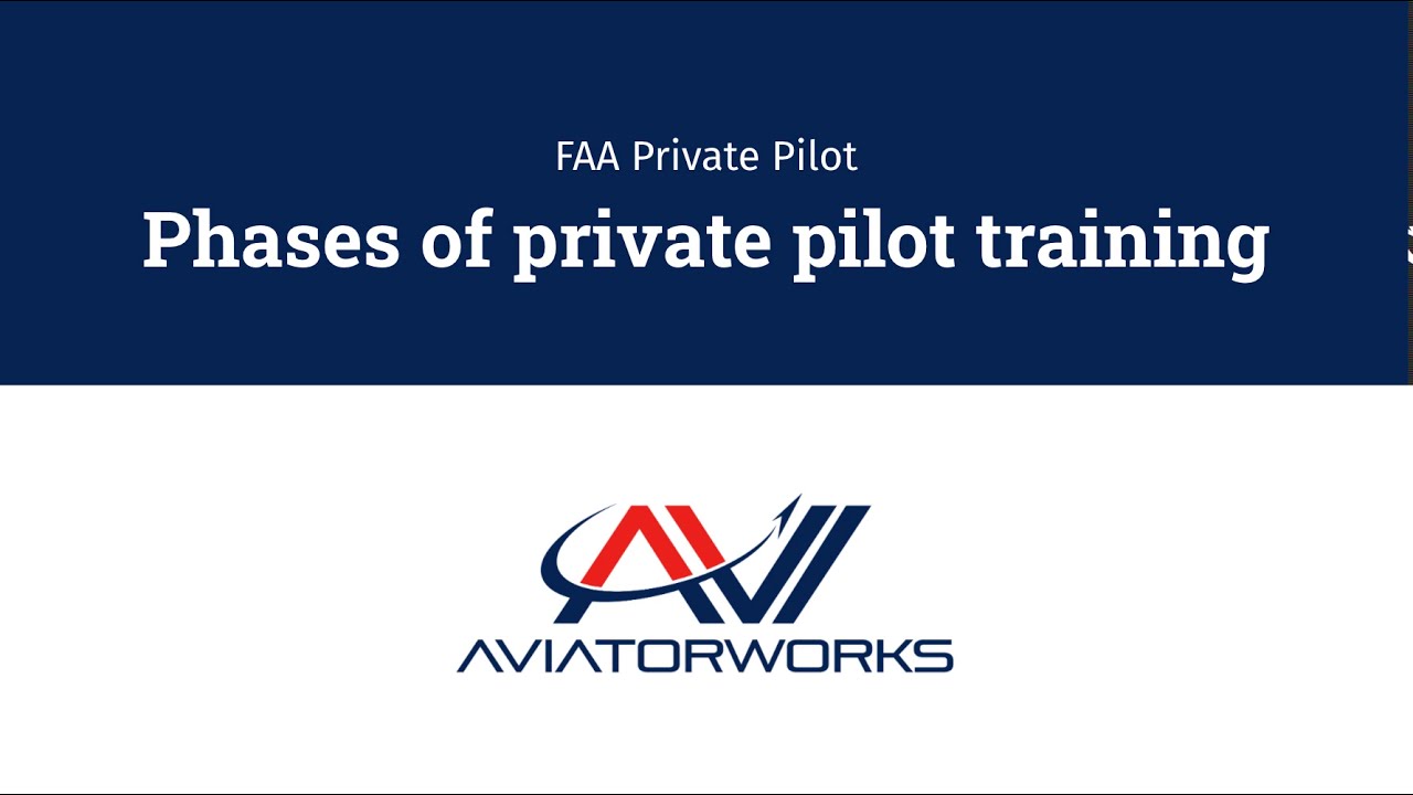 Three phases of Private Pilot Training - YouTube