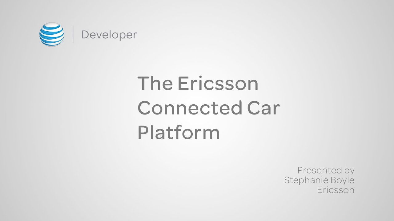 The Ericsson Connected Car Platform - YouTube